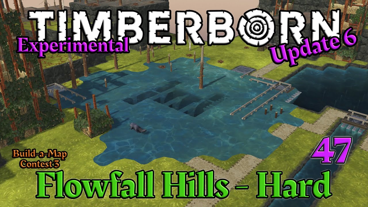 💧 Neue Planungen, Verplanungen und Struktur? 🧱 🥴 Flowfall Hills | Schwer 47 💀 Timberborn ...