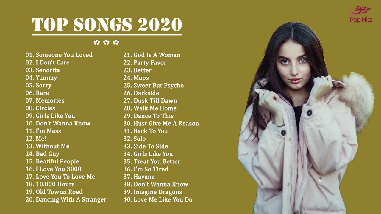 Best Pop Songs 2020 Hits - Maroon 5, Ariana Grande, Adele, Ed Sheeran ...