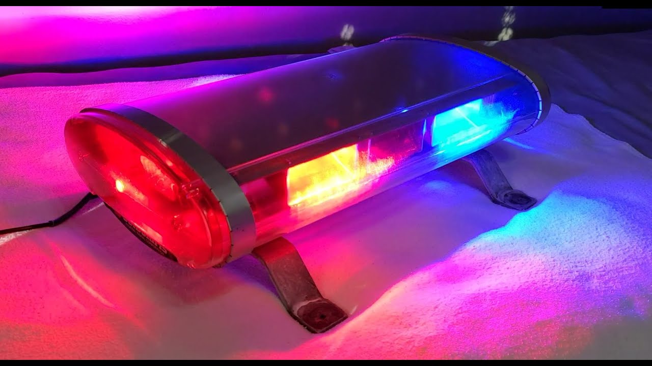 21" Federal Signal JetSolaris LED Light Bar - YouTube