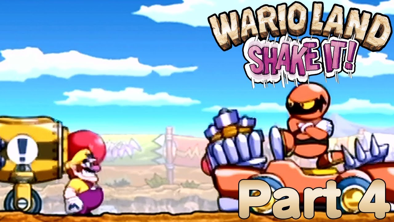 Wario Land: Shake It! - Part 4 - Boss Hot Roderick - YouTube