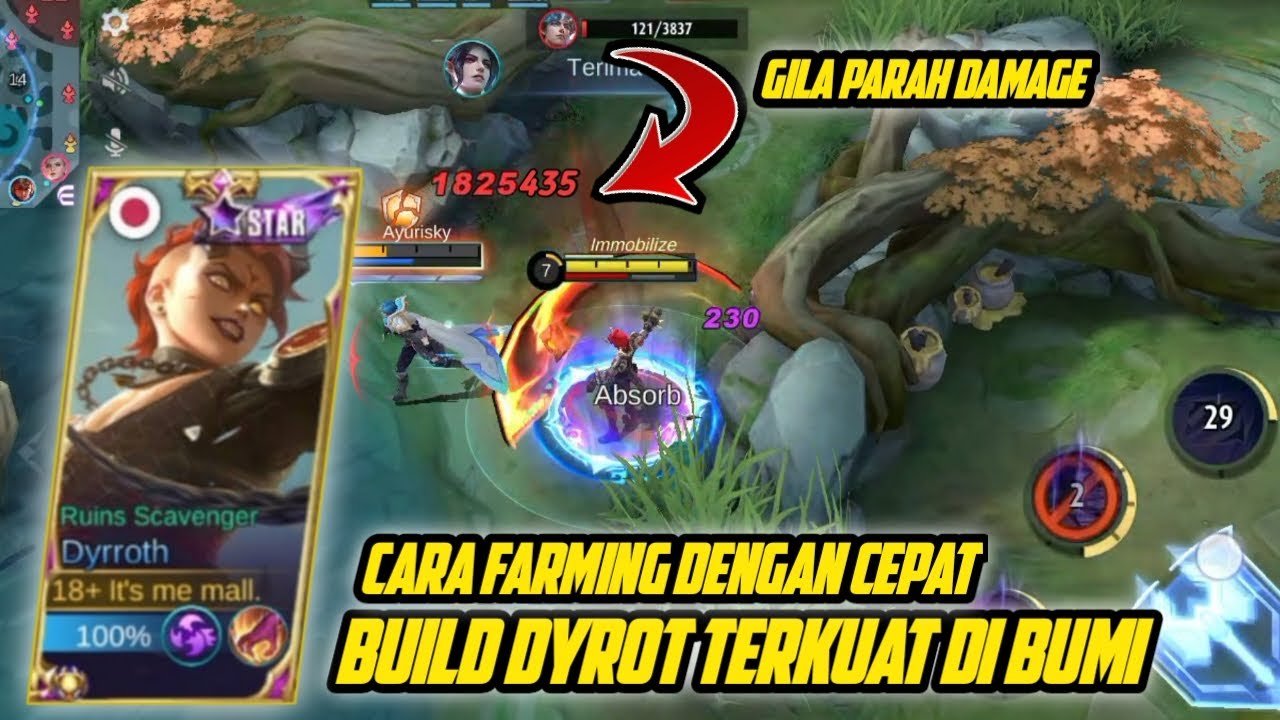 TUTORIAL HERO DYROT UNTUK PEMULA, BUILD TERSAKIT||MLBB - YouTube