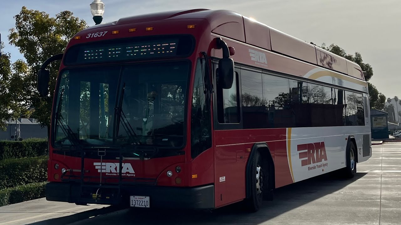 Riverside Transit Agency 2016 Gillig BRT Plus 40’ CNG #31637 - YouTube