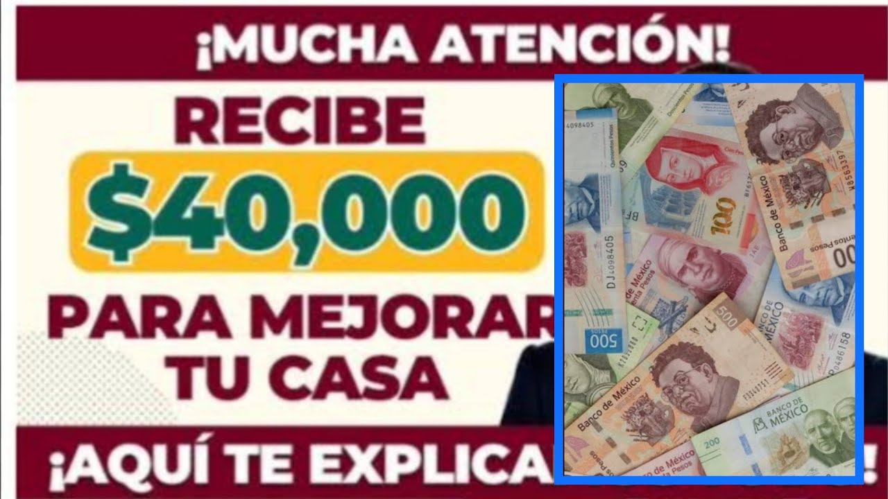 Como conseguir el apoyo de 40000 pesos para la vivienda 2025 - YouTube