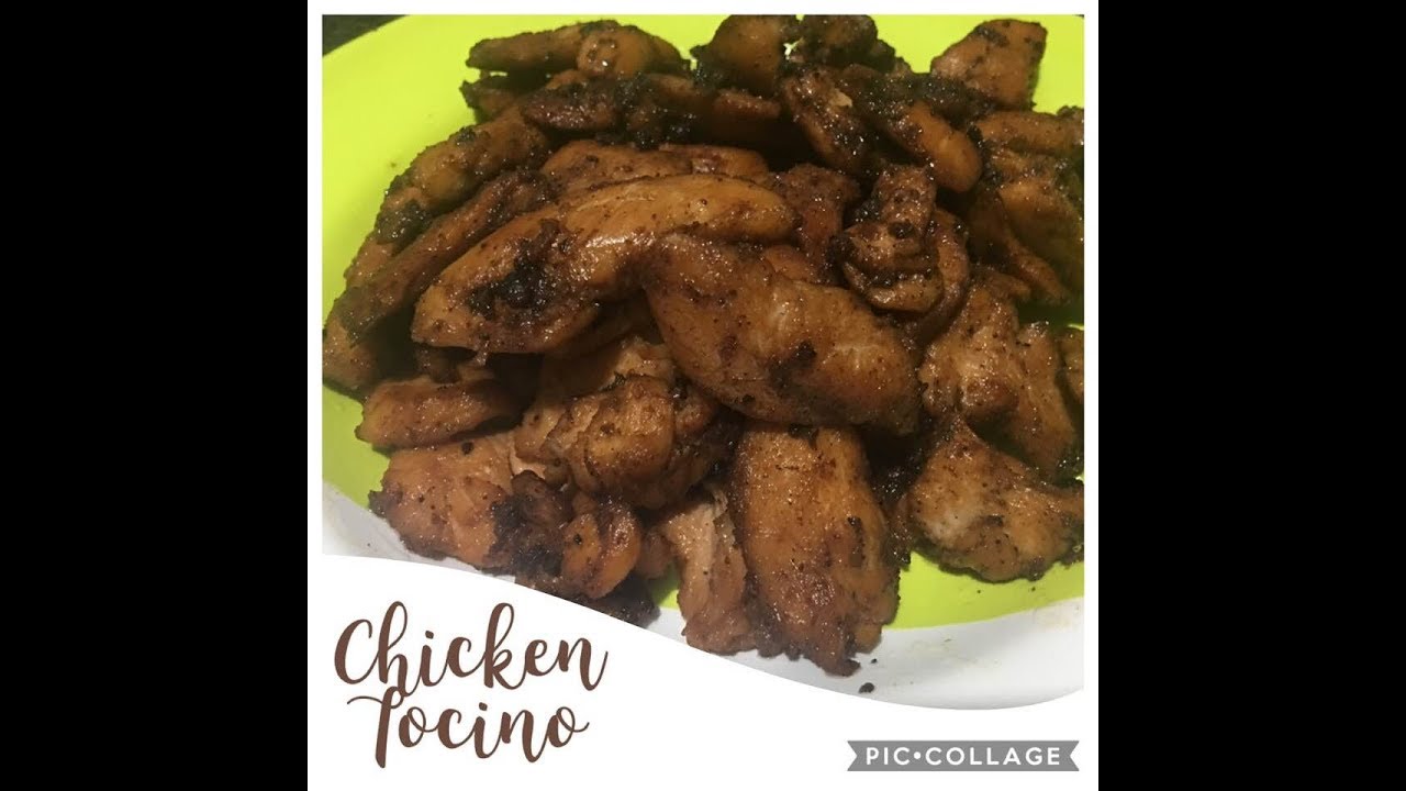 Ulam of the day "Chicken Tocino" recipe - YouTube