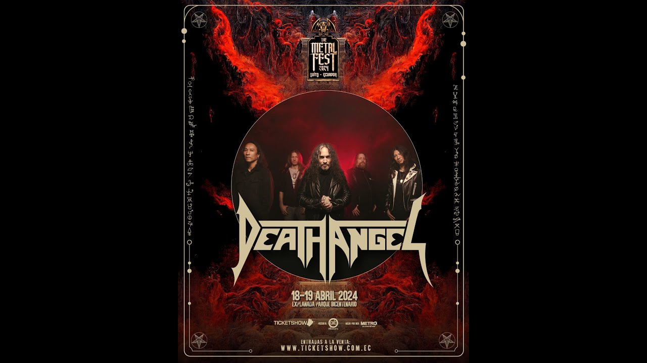 DEATH ANGEL (METAL FEST 2024 - QUITO, ABRIL 19) - YouTube
