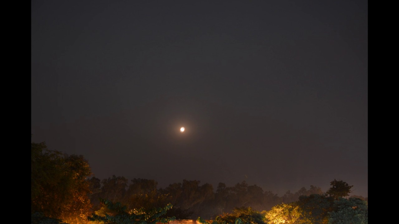 Supermoon Moon Rise Time lapse November 15, 2016 - YouTube