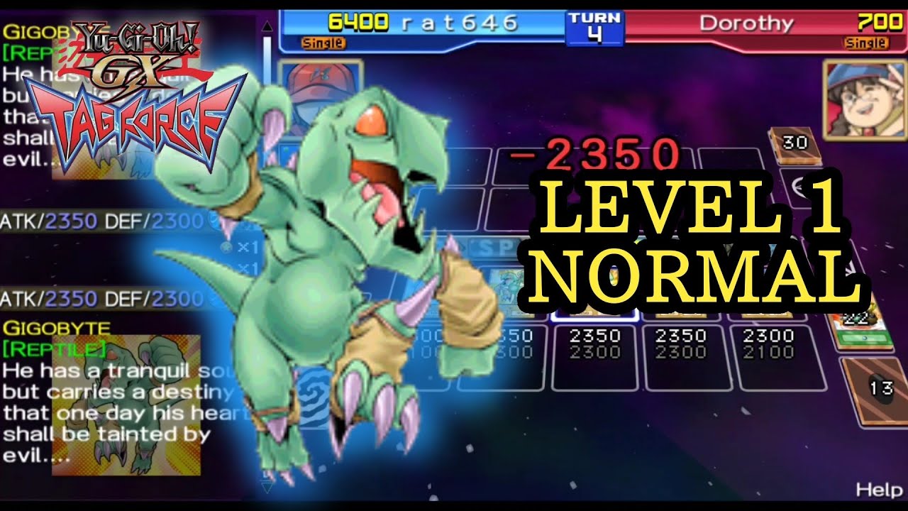 Level 1 Normal Monsters vs. Dorothy [ Yugioh GX Tag Force 1 ] - YouTube