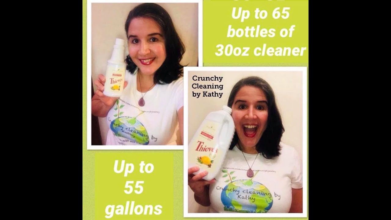 How to make Thieves cleaner from concentrate. Three different sizes ...