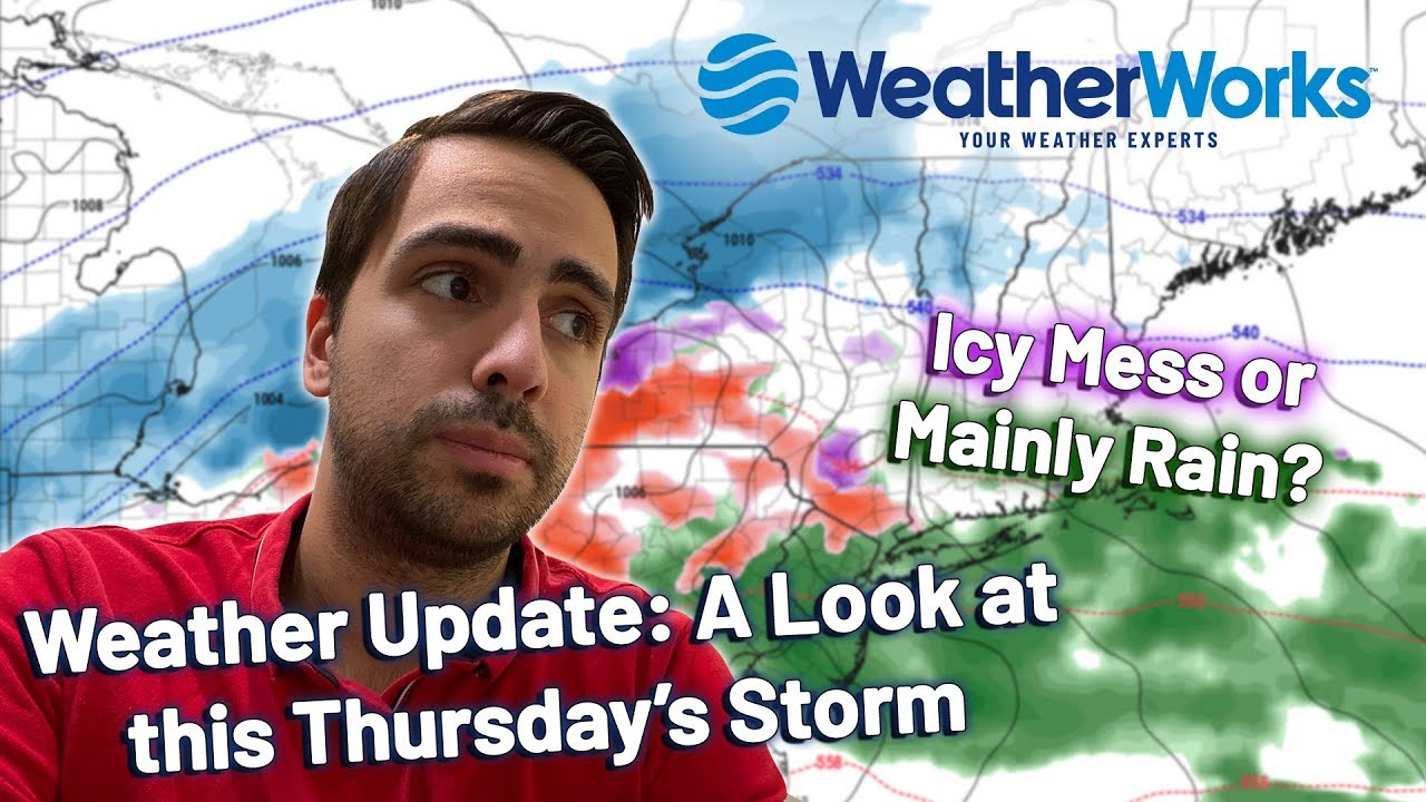 Mild Monday....Icy Thursday? (Northeast US Weather) - YouTube