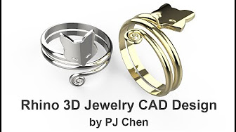 Rhino 3D Jewelry CAD Design Tutorials - YouTube