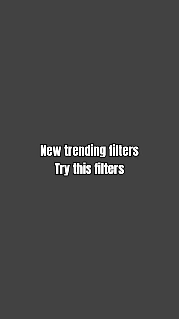 new trending filters - YouTube
