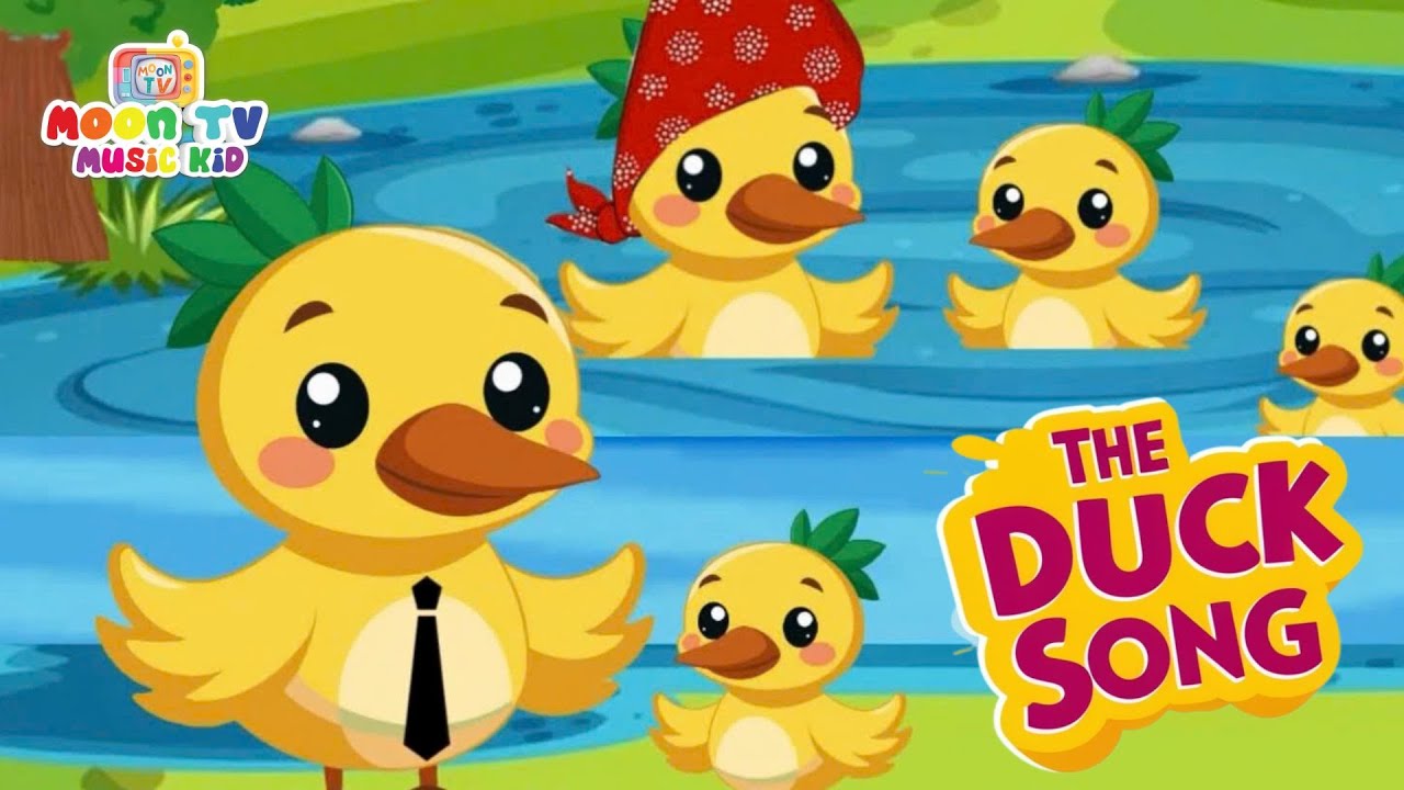 The Duck Song | Best duck songs MoonTV + More | Song for kids - YouTube
