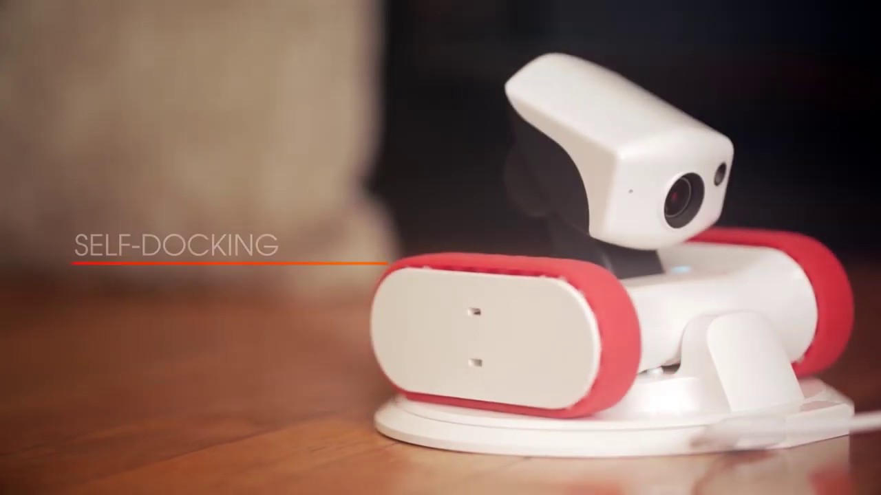 Appbot Riley sikkerheds robot med overvågningskamera - YouTube