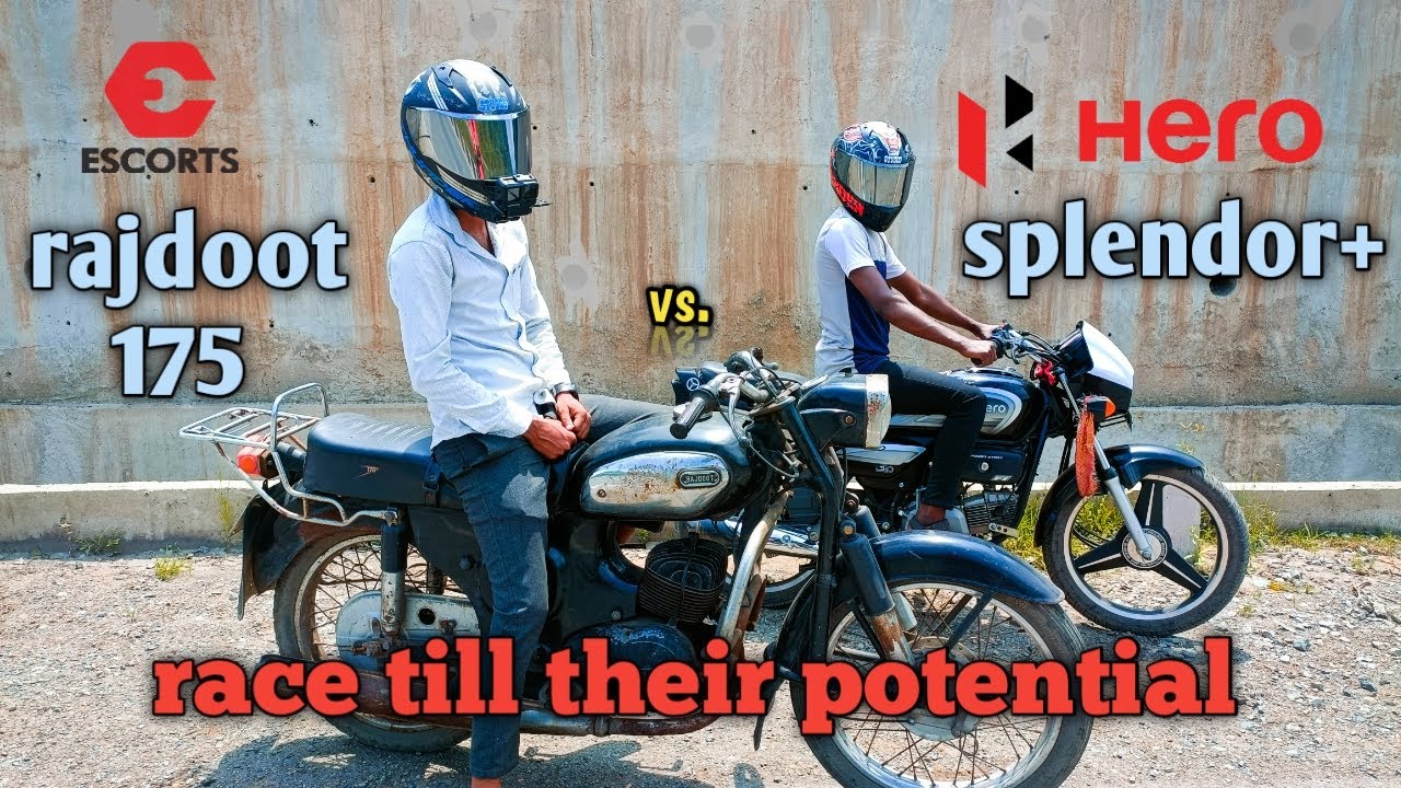 Rajdoot vs Hero Splendor plus | Epic race 😄| First time on youtube ...
