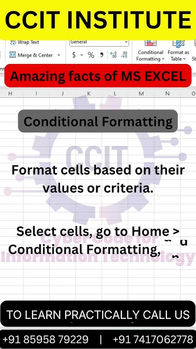 Unleash the Power of Conditional Formatting! #ExcelTips #ConditionalFormatting - YouTube