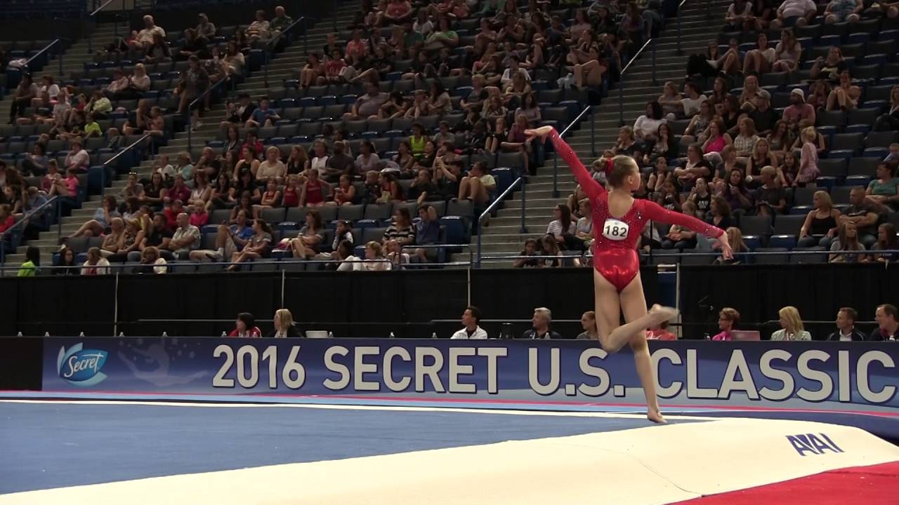 Cameron Machado - Floor Exercise - 2016 Secret U.S. Classic - Junior ...