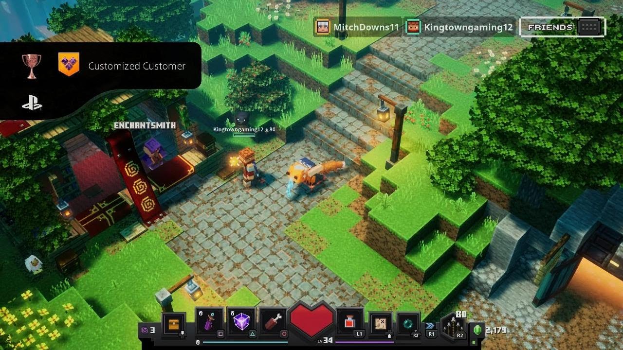 Minecraft Dungeons Customized Customer - YouTube