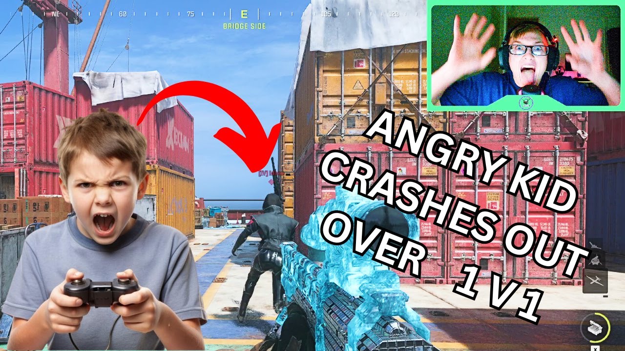 TRASH TALKER KID RAGE QUIT OUT OVER 1V1!!!!!! - YouTube