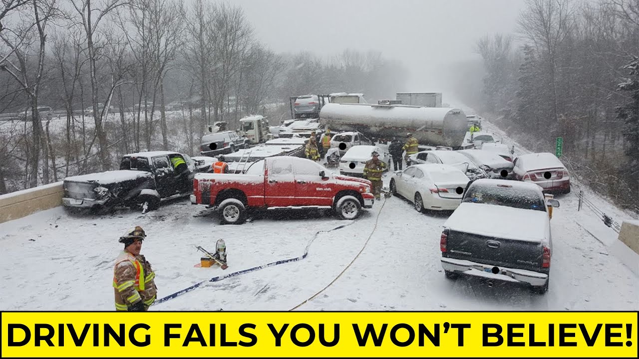 Icy Road Madness Caught on Camera – Winter Car Crashes & Epic Fails ...