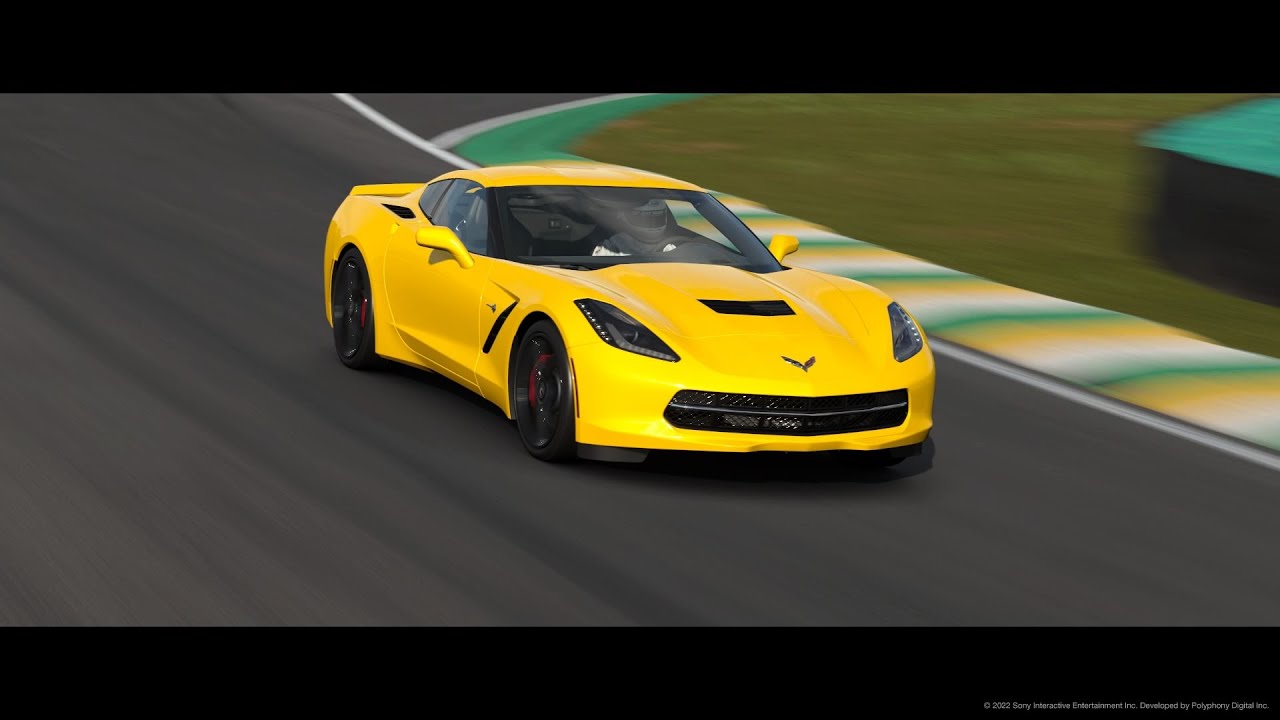TESTE E V.R DO GT7: CHEVROLET CORVETTE C7 V8 6.2 - YouTube