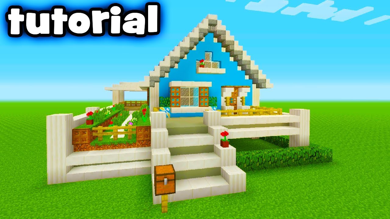 Minecraft Tutorial: How To Make A Small Suburban House - YouTube