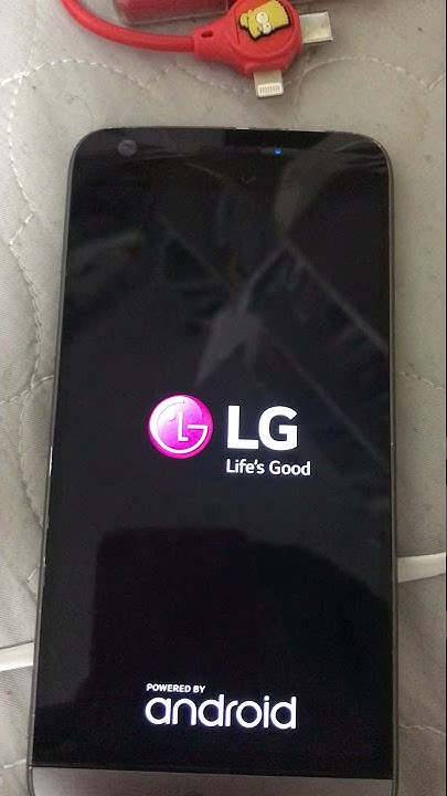 올해 마지막 부팅영상..... LG G5... - YouTube