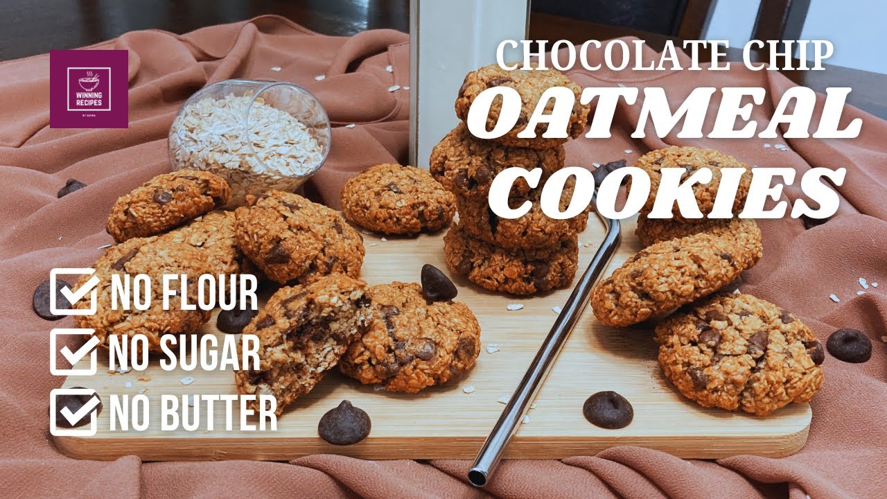 GUILT-FREE COOKIES! No Flour, Sugar-Free, Purely Healthy Oatmeal ...