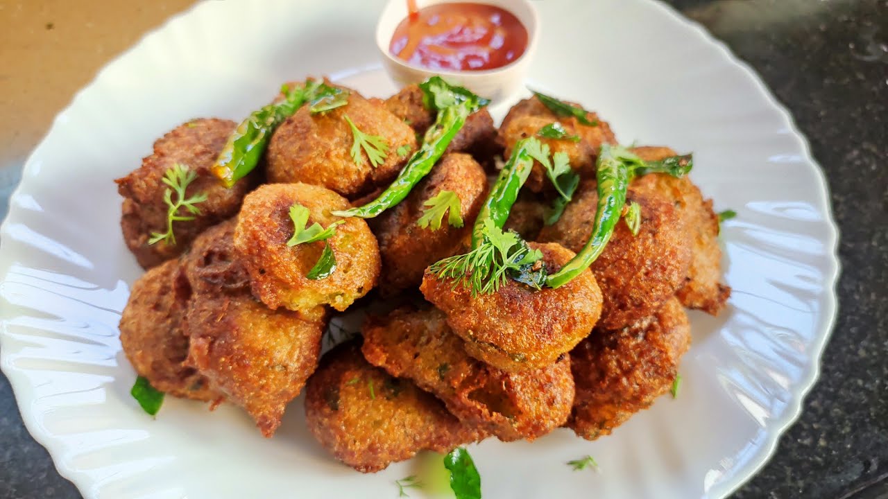 मटर बोन्डा matar bonda matar snack matar bhaji Evening Snacks recipe ...