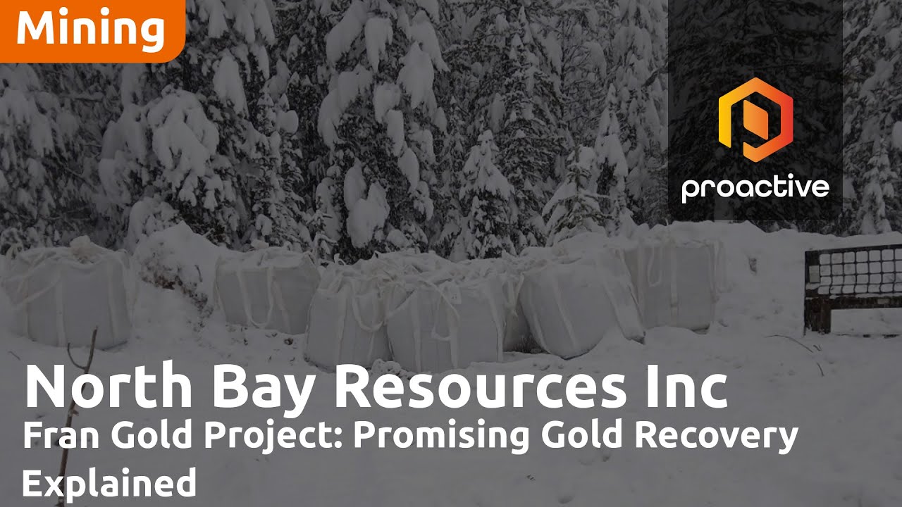 North Bay Resources reports 97% gold recovery from Fran Gold Project ...