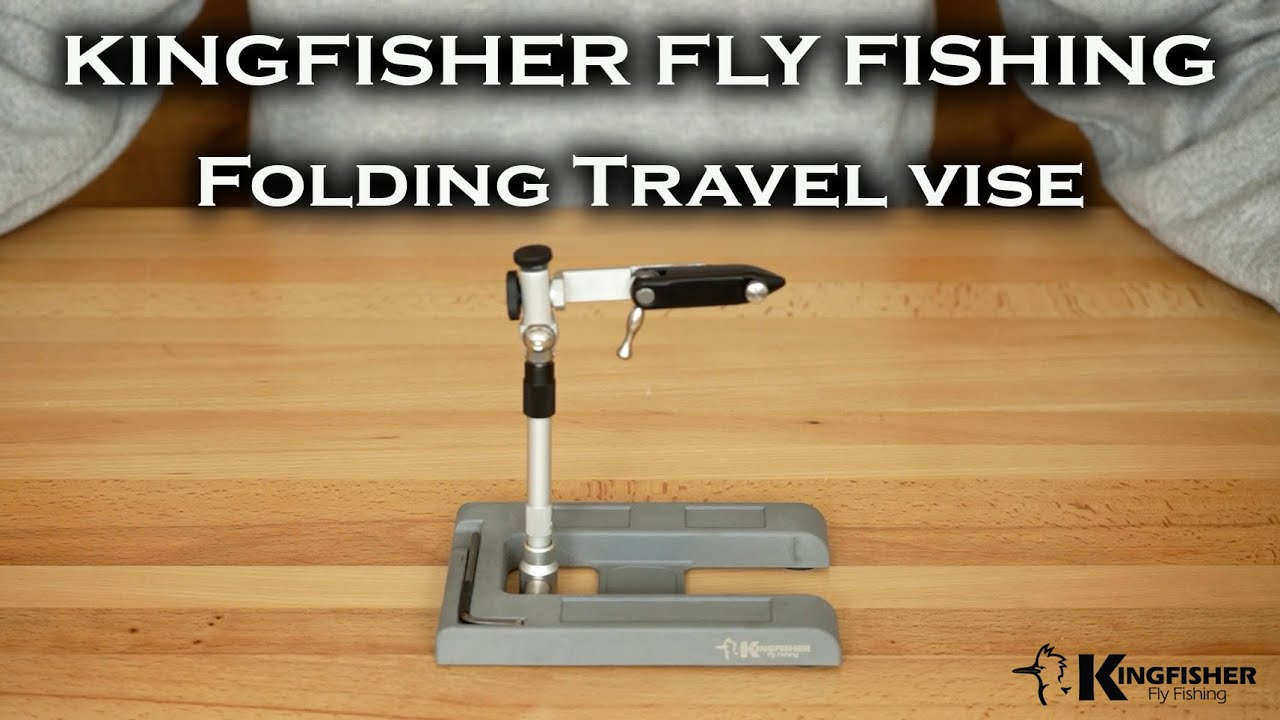 Kingfisher Fly Fishing Folding Travel Vise Assembly - YouTube