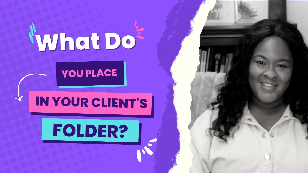 Homecare Series: What do you put in the Client Folder? - YouTube