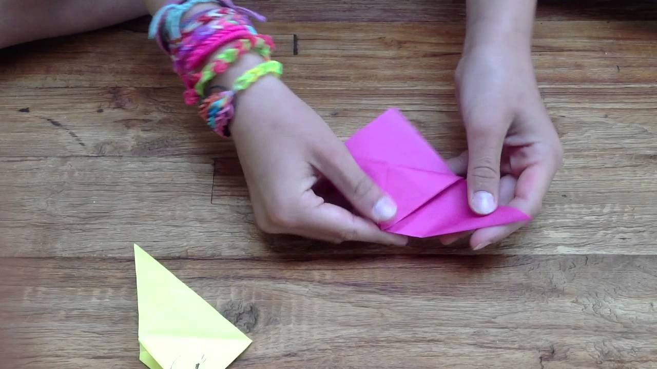 Origami walvis van papier - YouTube