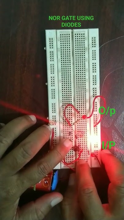 NOR GATE USING DIODES #electronics - YouTube