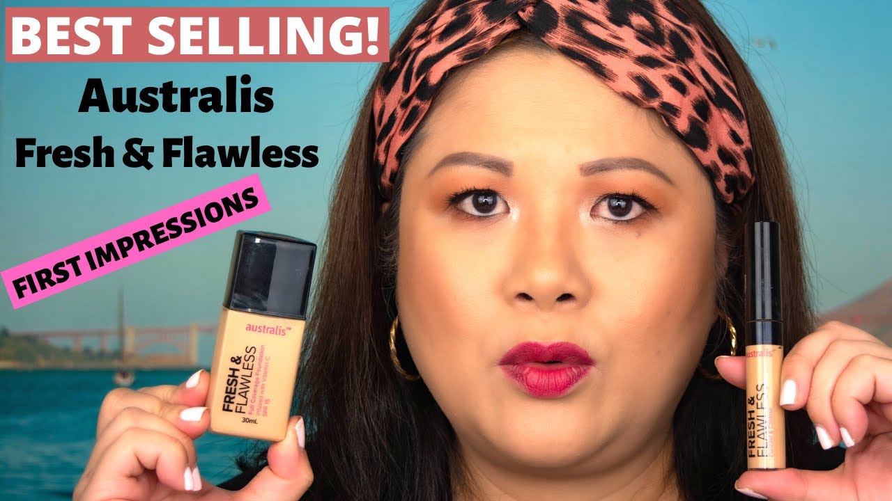 BEST SELLING Australis Fresh & Flawless Foundation & Concealer First ...