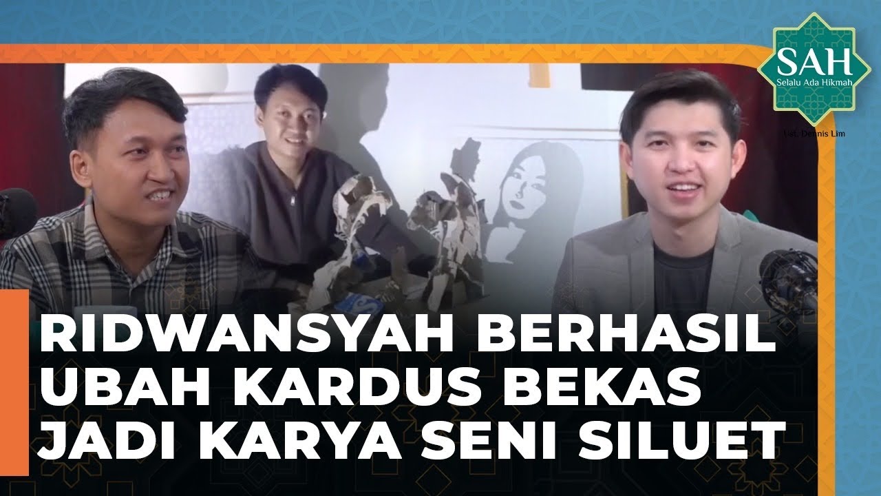 KREATIF! Ridwansyah, Seniman Kardus yang Bikin Siluet dari Kardus Bekas ...