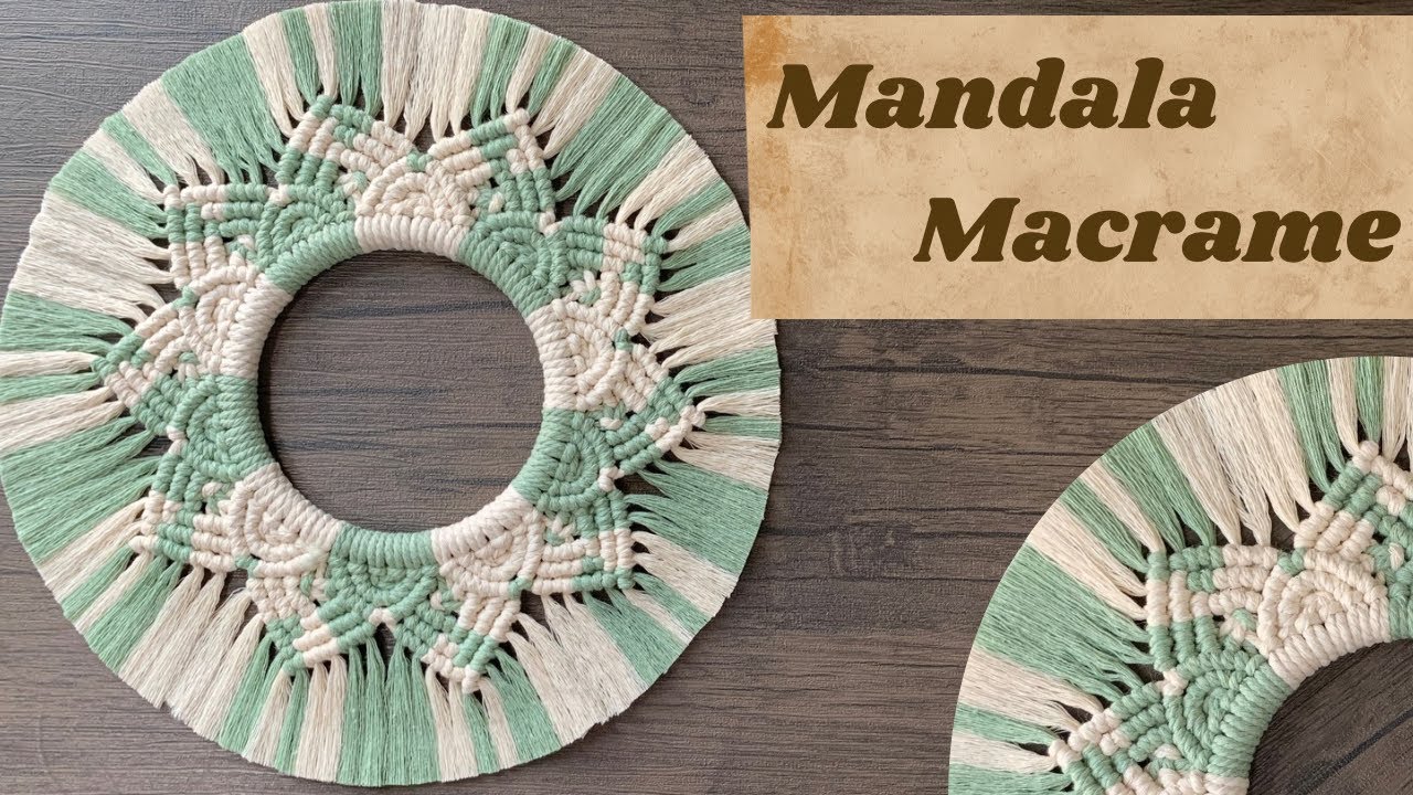 Mandala Macrame - Passo a Passo - YouTube