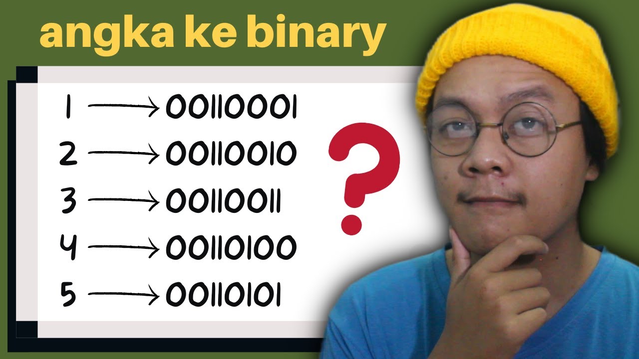 Cara MUDAH Mengubah Angka ke Binary Code - YouTube