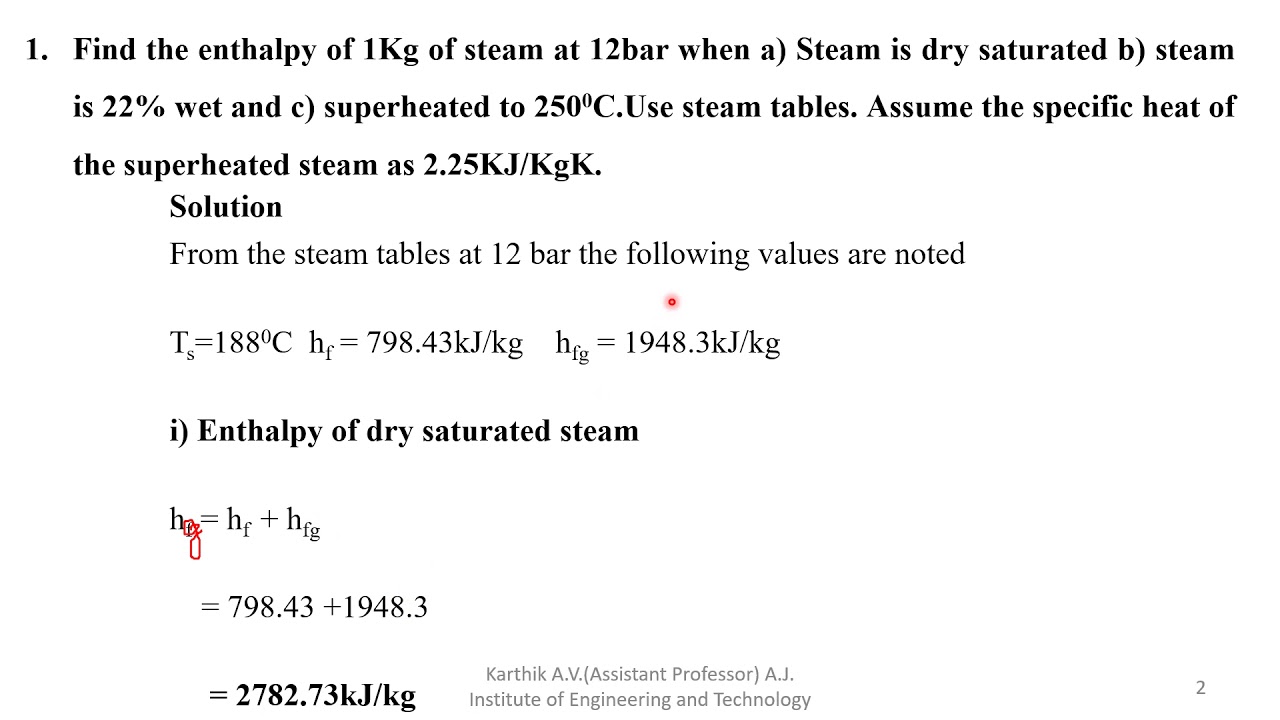 EME Module-1 Steam Problems Class-9 - YouTube