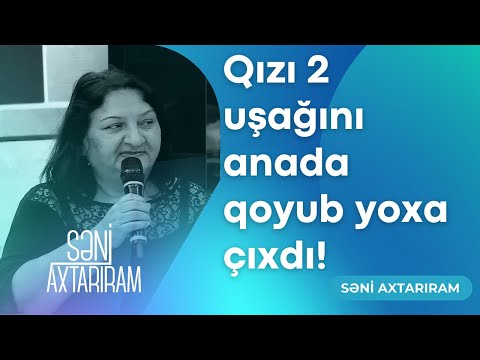 Uşaqlarını qapıda buraxdı qaçdı! Nənə studiyaya gəldi!