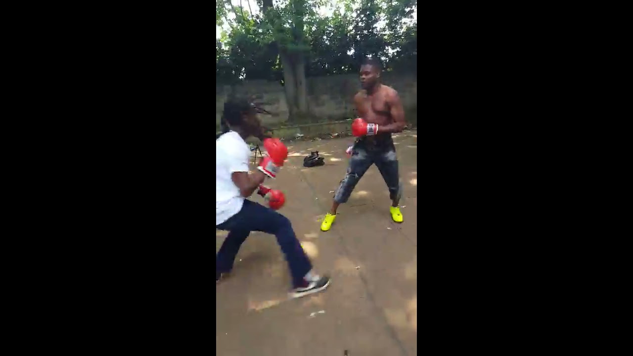 Hood boxing - YouTube