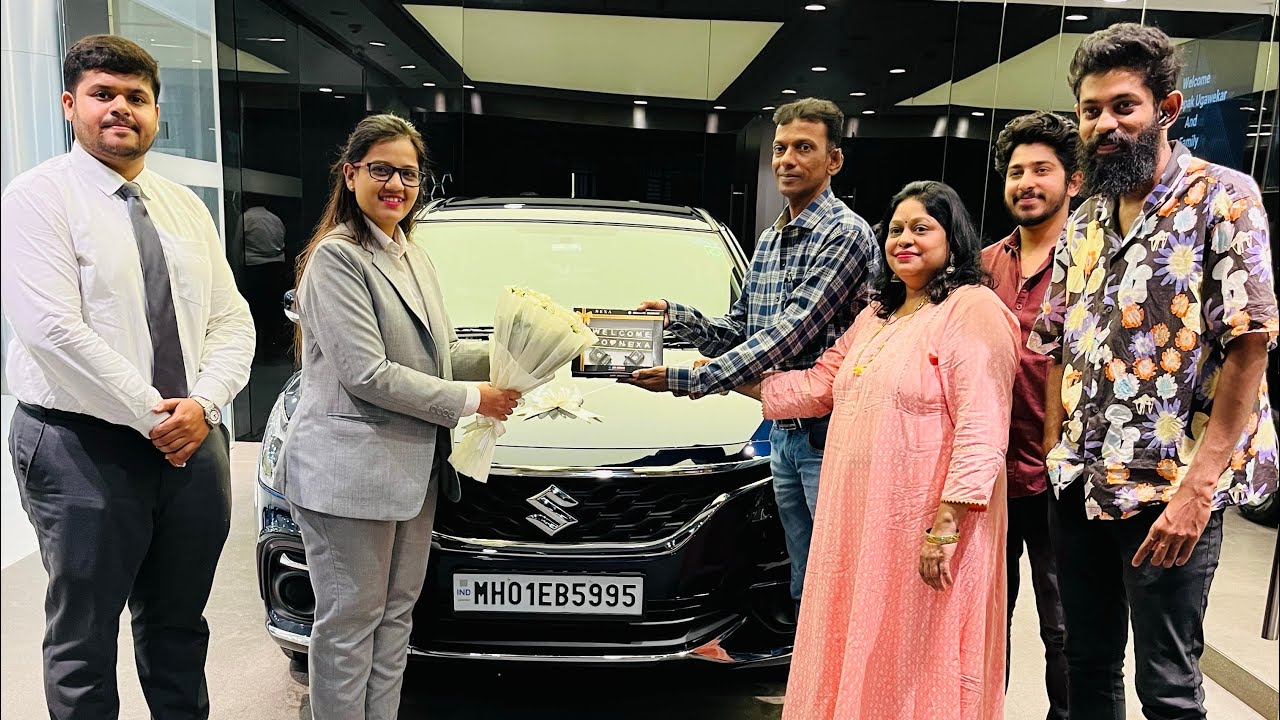 TAKING DELIVERY OF OUR NEW 2022 MARUTI SUZUKI BALENO ( CELESTIAL BLUE ...