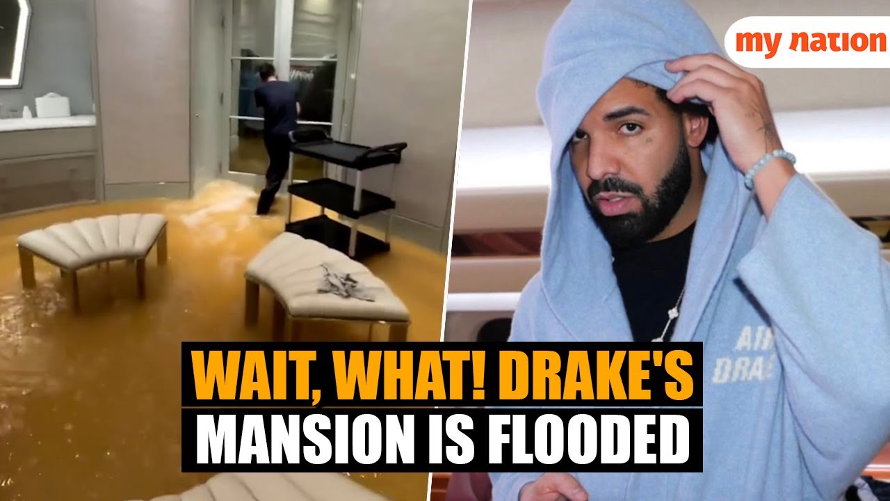 VIRAL VIDEO of Drake's FlOODED Mansion During Toronto Rains - YouTube