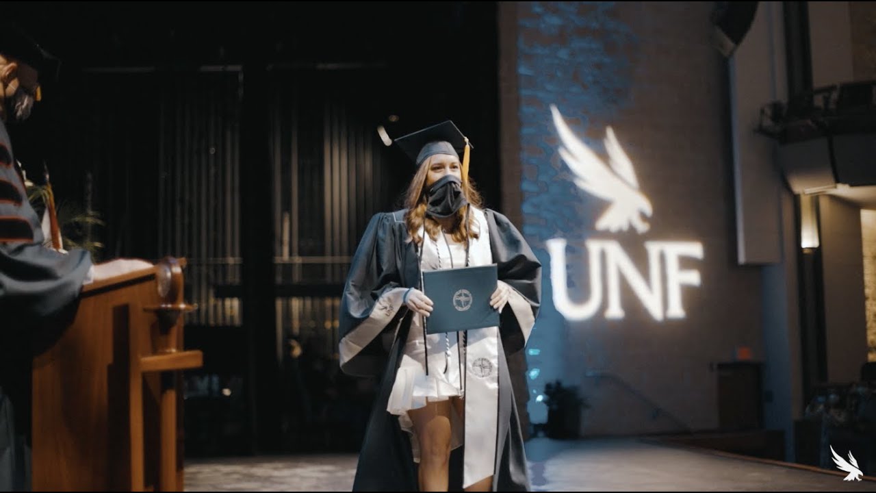UNF 2021 Graduation Walk Experience - YouTube