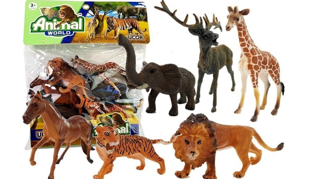 Jungle Wild Animal Set Collection | Jungle Book Wild Animals Toy Set ...