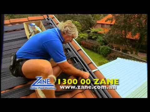 Zane solar pool heating - Out and About - YouTube