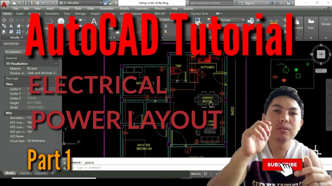 AutoCAD ELECTRICAL LAYOUT TUTORIAL FOR BIGINNERS PART 1 - YouTube