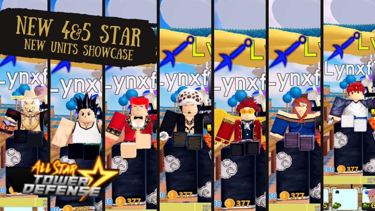 ALL NEW UNITS SHOWCASE | All Star Tower Defense - YouTube