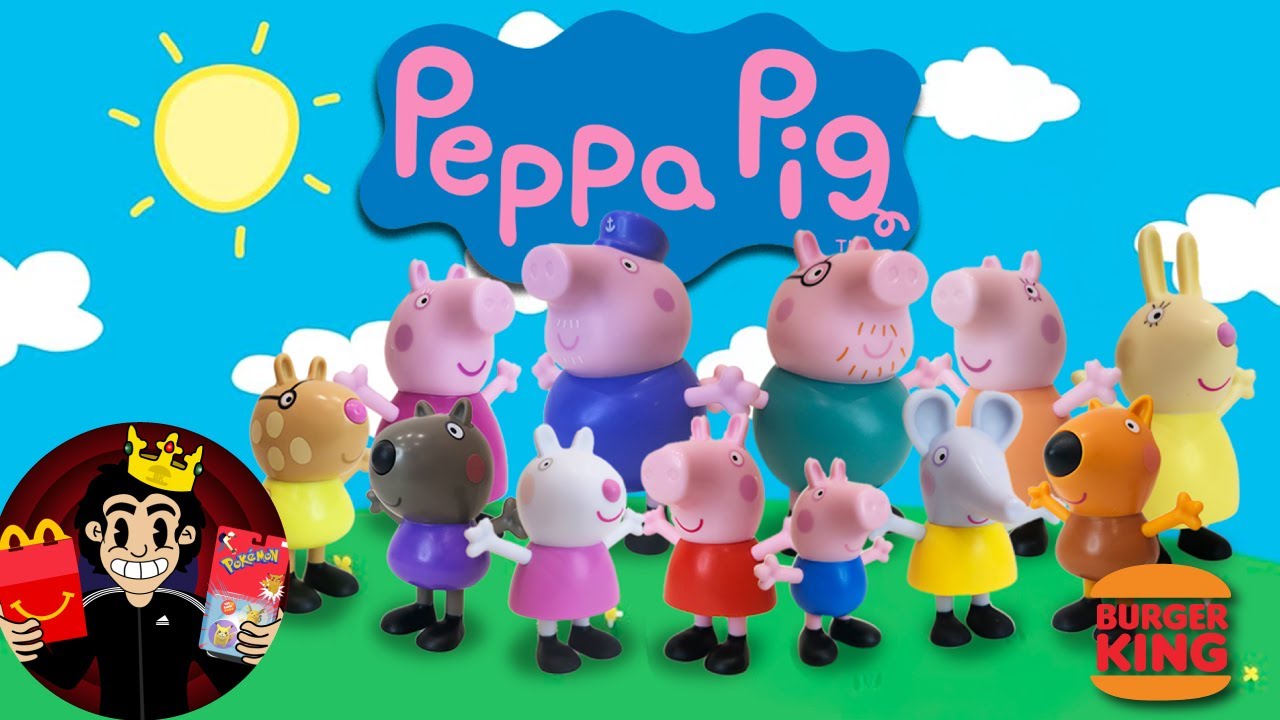 Pepa Pig - Burger King ( Mayo 2025 ) - Unboxing Colección completa de ...