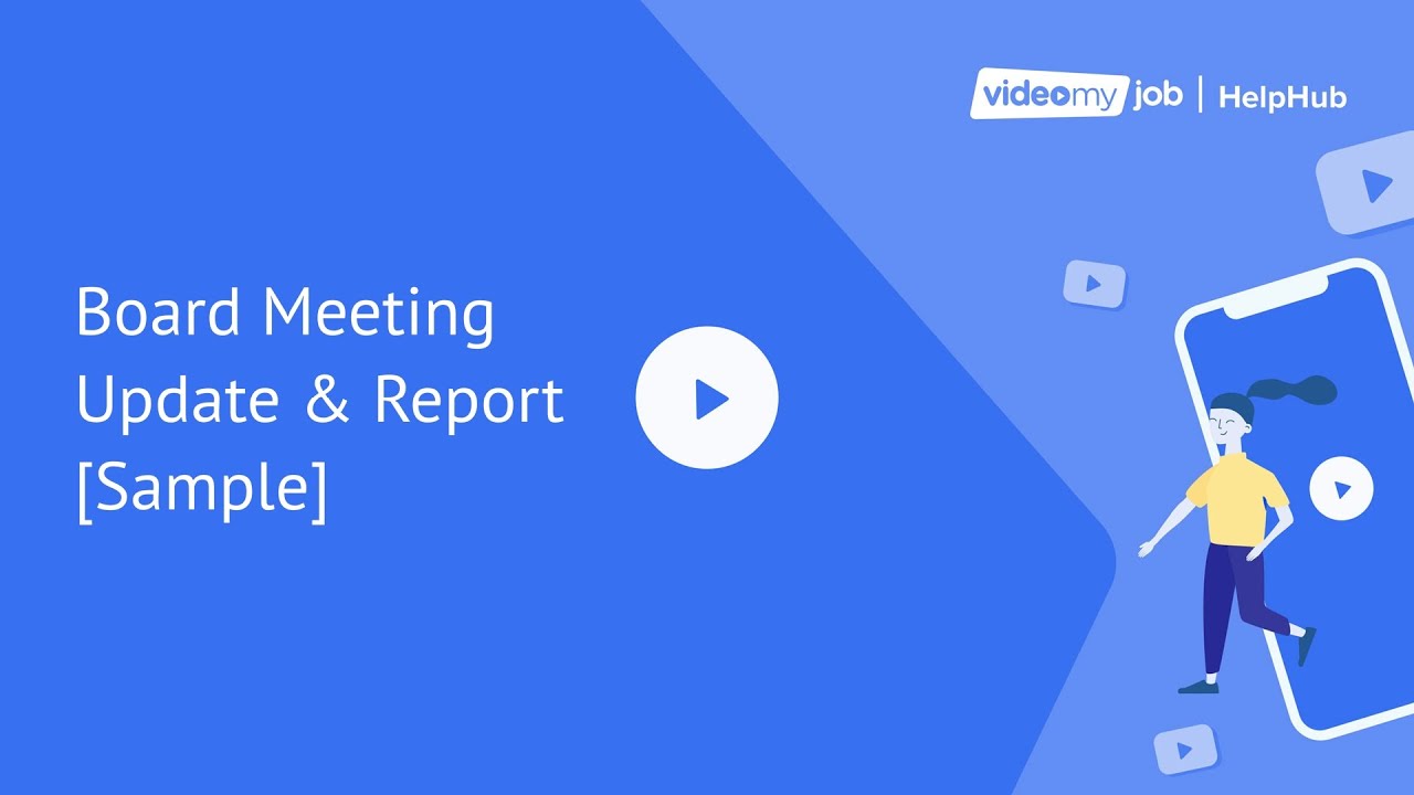 Board Meeting Update & Report, Executive Comms [Sample] - YouTube