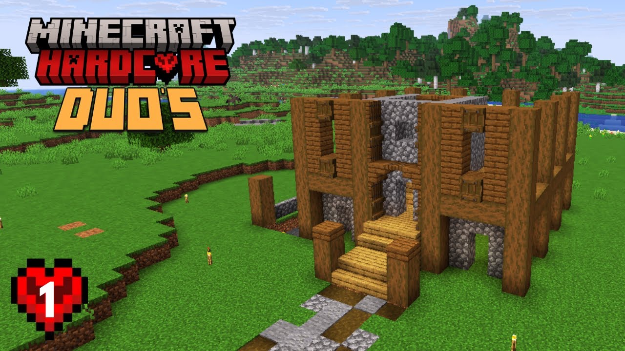 Starting Our Duo Hardcore Minecraft world [Ep. 1] - YouTube